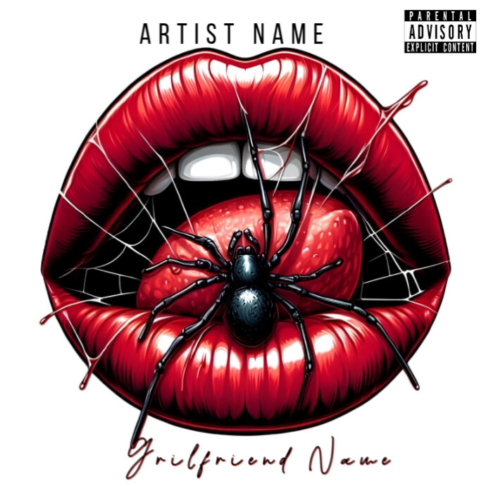 Lips Album Cover Template | PosterMyWall