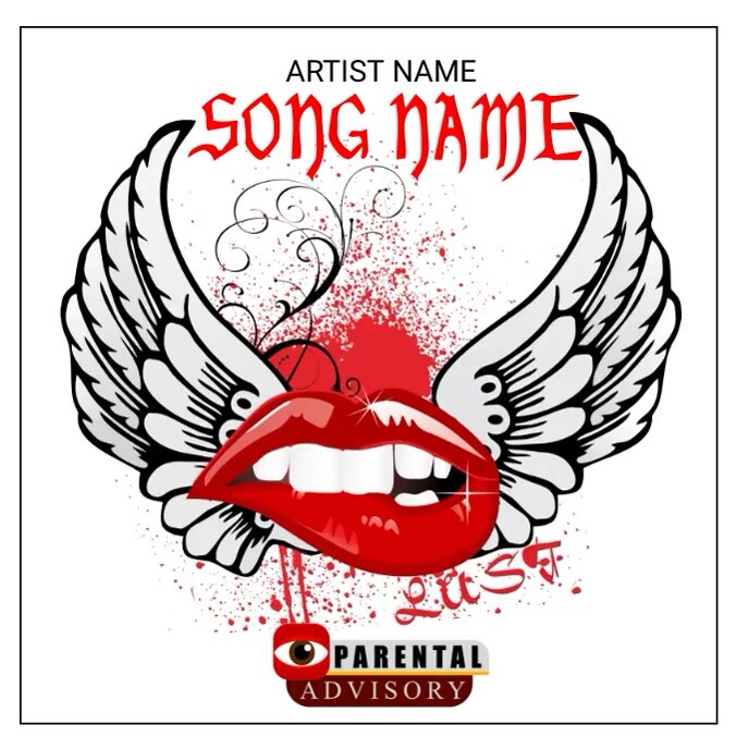 lips album cover Template | PosterMyWall