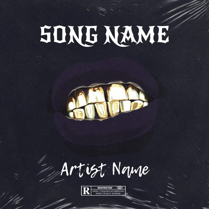 lips Album Cover music art trap mixtape rap | PosterMyWall