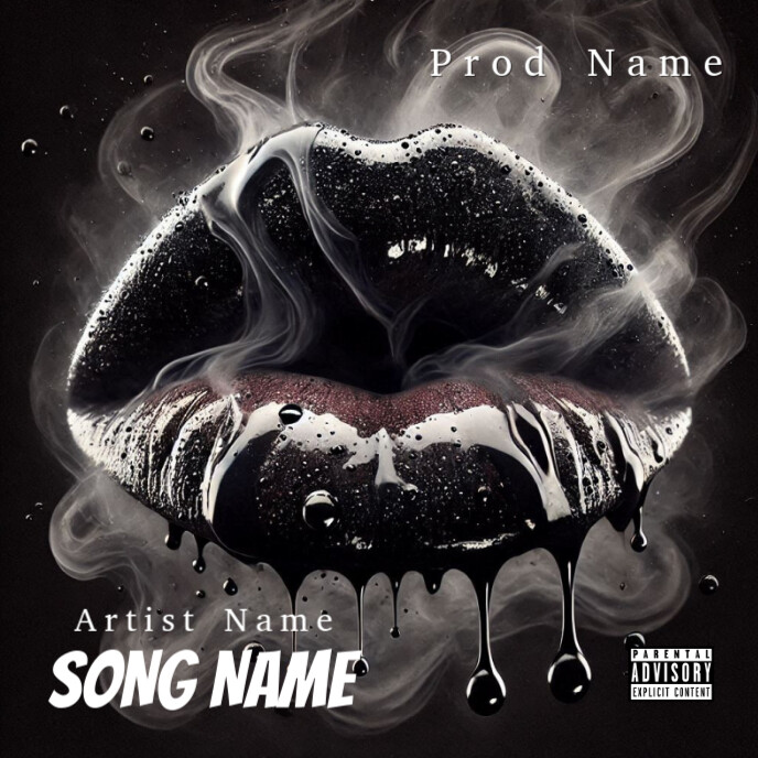 Lips mixtape album cover Template | PosterMyWall