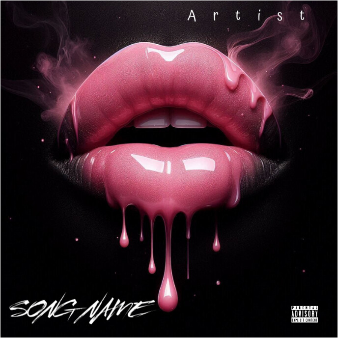 Lips Mixtape Album Cover Template | PosterMyWall