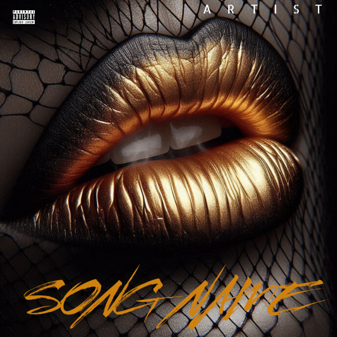 Lips mixtape album cover Templat | PosterMyWall