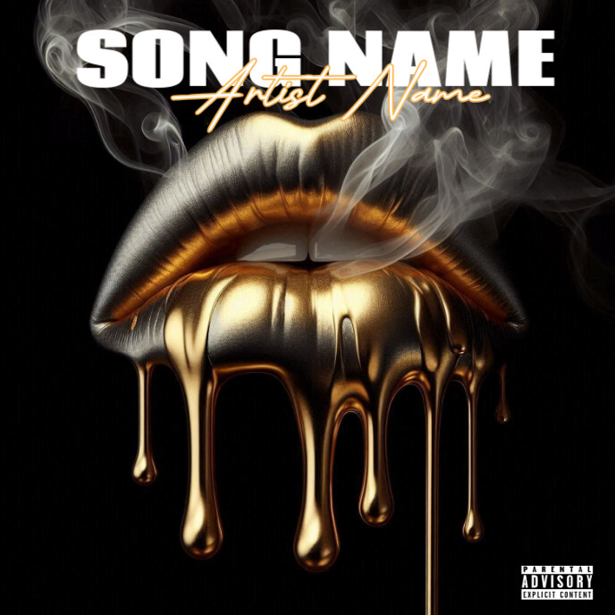 Lips Mixtape Cover Album Cover Template | PosterMyWall