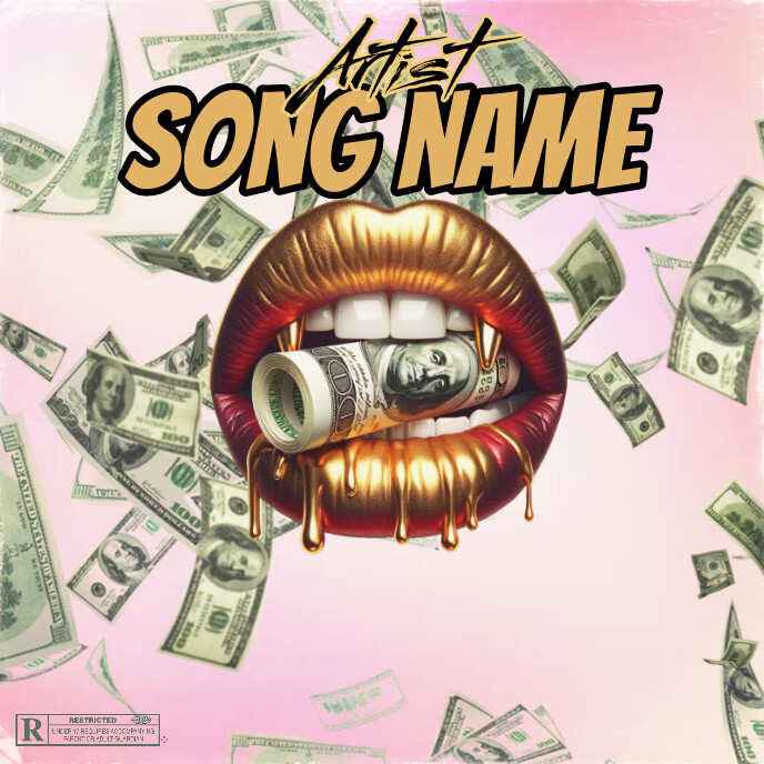 Lips Money Album Cover Template | PosterMyWall