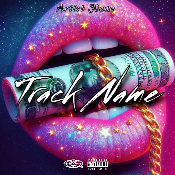 Copy of Lips money mixtape cover | PosterMyWall