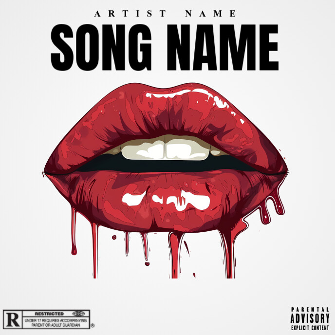 Lips song album cover Template | PosterMyWall