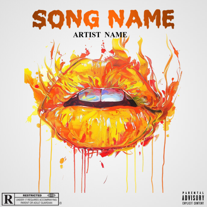 Lips song album cover Template | PosterMyWall