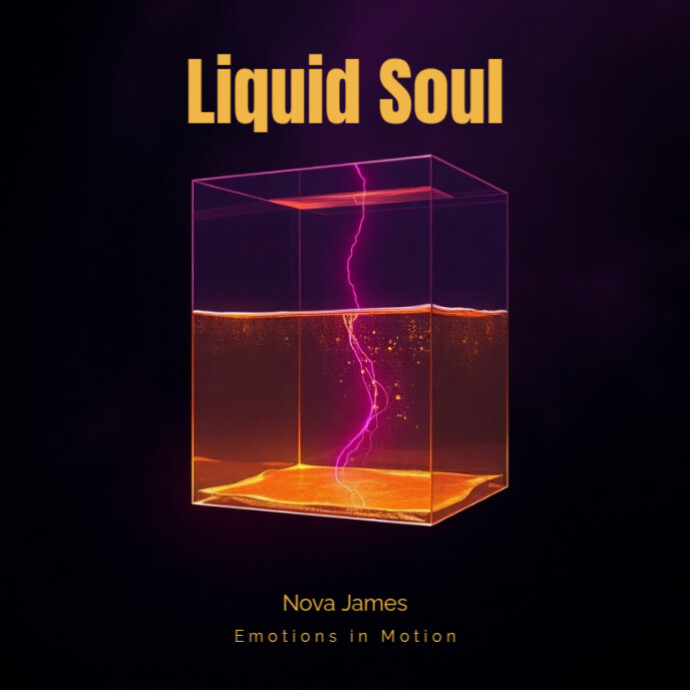 Liquid Soul – Futuristic R&B neo-soul album cover editable template ...