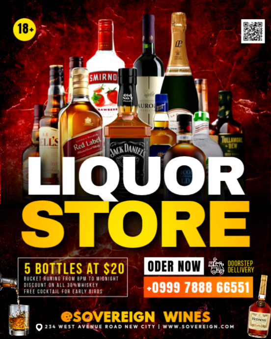 Liquor Store Wines And Spirit Alcohol Beverage Store Liqour Delivery ...