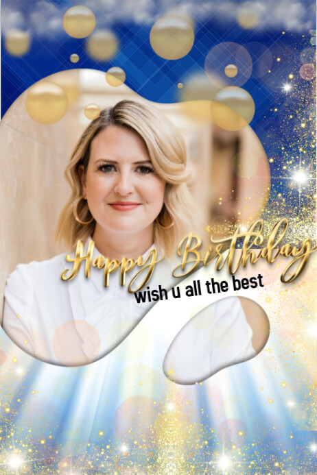 List-based Happy Birthday Poster Template | PosterMyWall