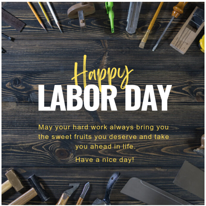 List-based Happy Labour Day Instagram Post Template | PosterMyWall