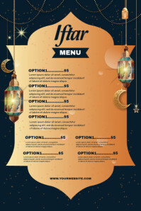 Ramadan Iftar Menu Template | PosterMyWall