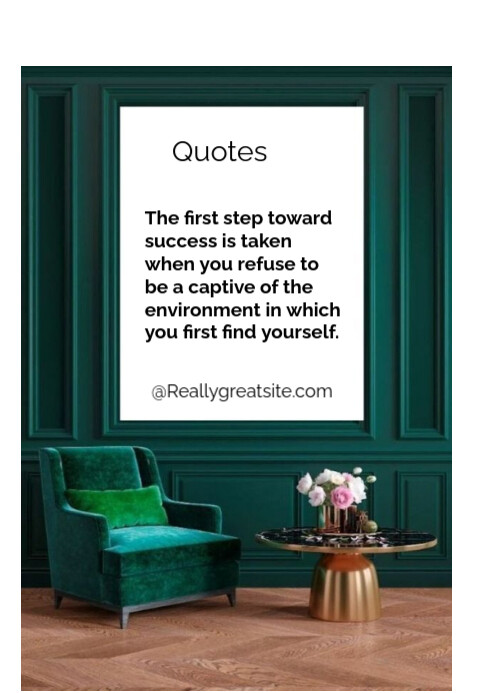 List-based Motivational Quotes A4 Template | PosterMyWall