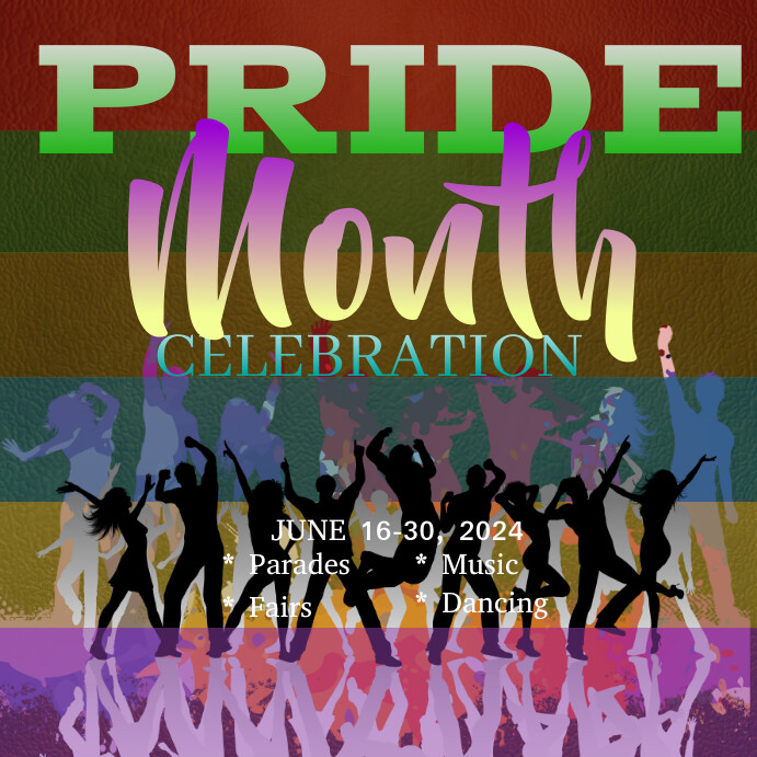 List-based Pride Month Temp Instagram Post Template | PosterMyWall