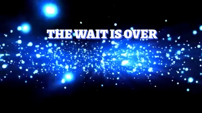 List-based The Wait Is Over Digital Display (16:9) Template | PosterMyWall