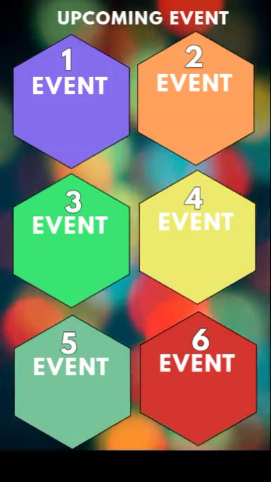 List-based Upcoming Event Instagram Story Template | PosterMyWall