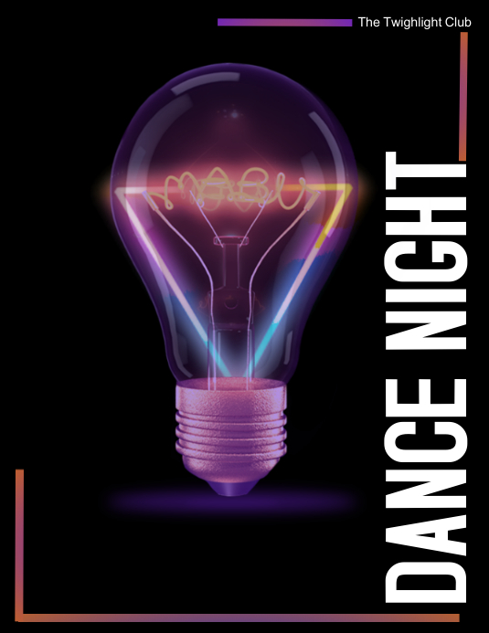 Lit Night Template | PosterMyWall