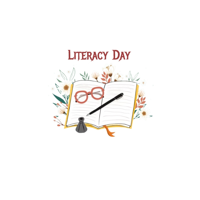 literacy day logo Template | PosterMyWall