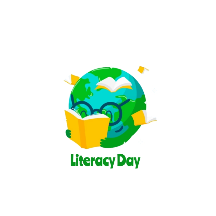 literacy day logo Template | PosterMyWall