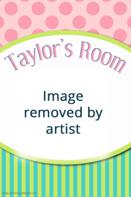 Copy of Little Girls Room Sign Personalized Poster Birthday Baby ...