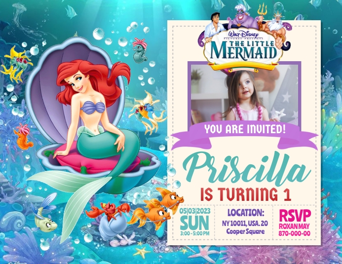 Copy of Little Mermaid | PosterMyWall