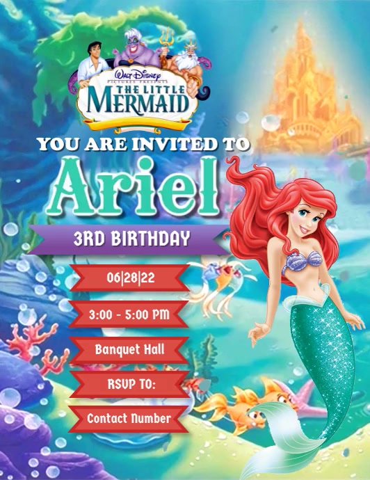 Copy of Little mermaid | PosterMyWall