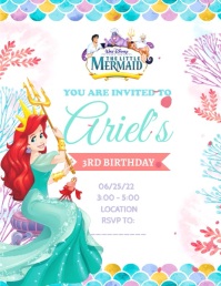 Little mermaid Template | PosterMyWall