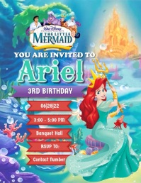 Little mermaid Template | PosterMyWall