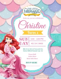 Little mermaid Template | PosterMyWall