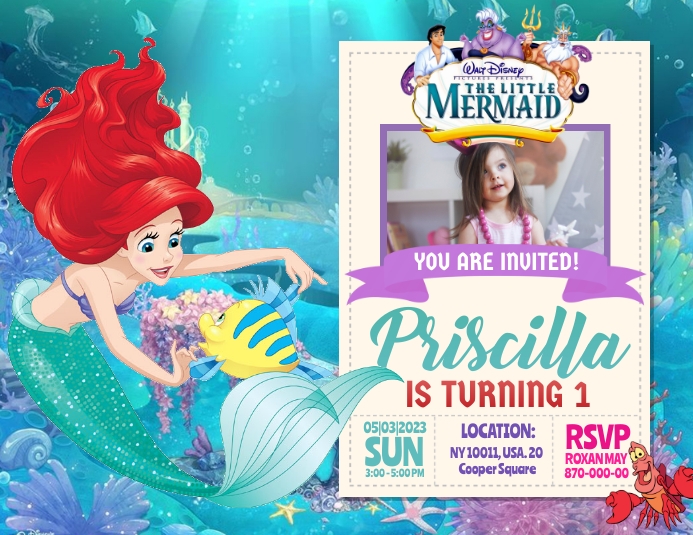 Copy of Little Mermaid | PosterMyWall