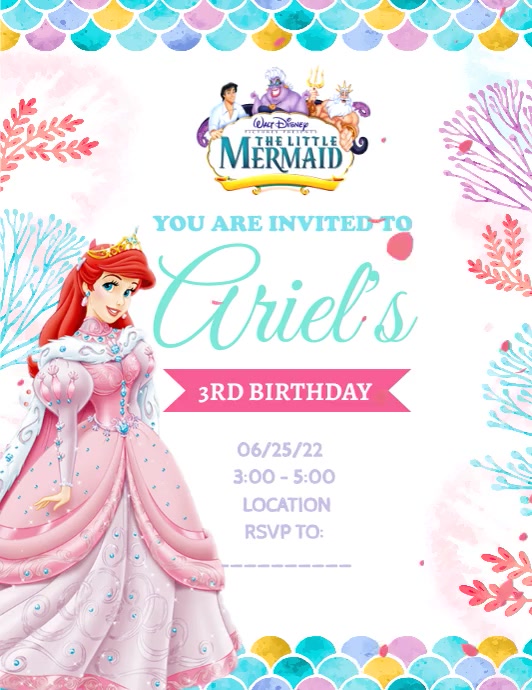 Copy of Little mermaid | PosterMyWall