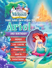 Little mermaid Template | PosterMyWall