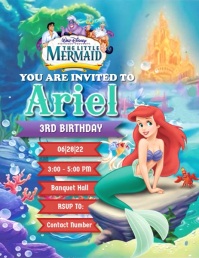 Little mermaid Template | PosterMyWall