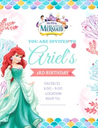 Little mermaid Template | PosterMyWall