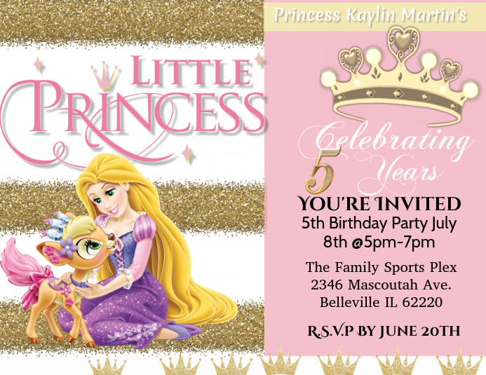 Little Princess Template | PosterMyWall