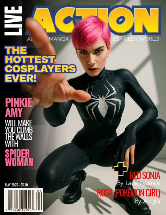 Live Action magazine cover 250515 Template | PosterMyWall