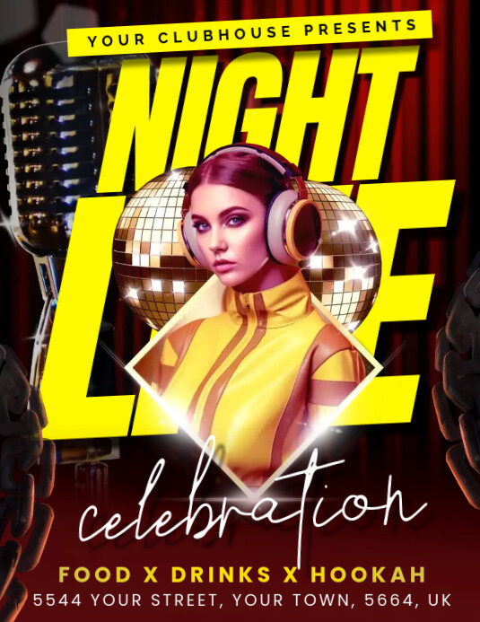 Plantilla de live ads.a | PosterMyWall