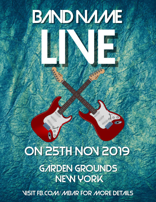 Live Band Template | PosterMyWall