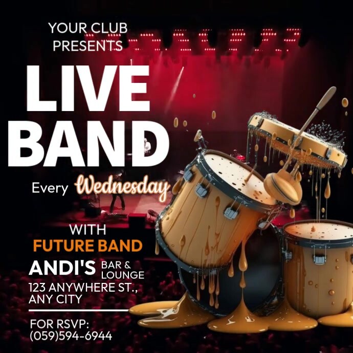 Copy of Live Band | PosterMyWall