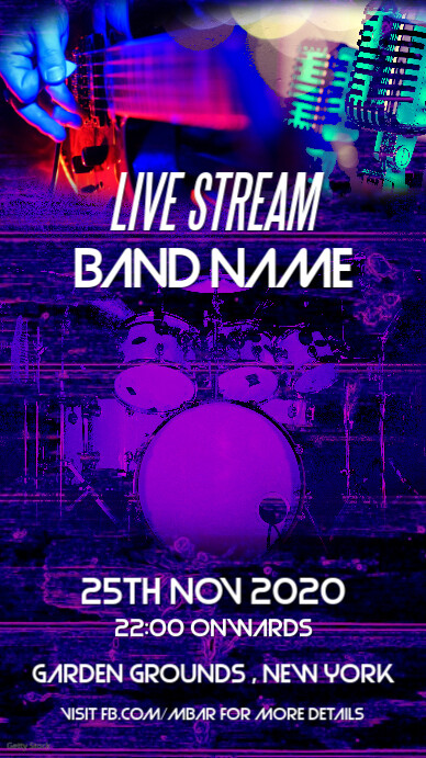 Live Band Template | PosterMyWall