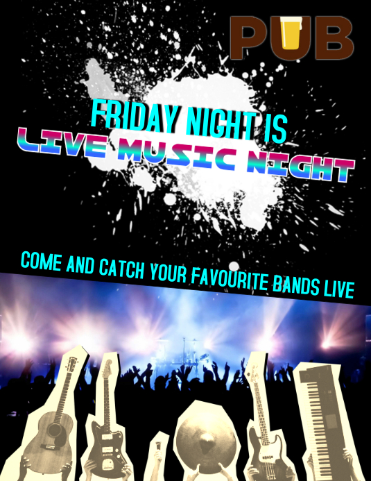 Live band Template | PosterMyWall