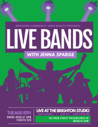 live band flyer Template | PosterMyWall