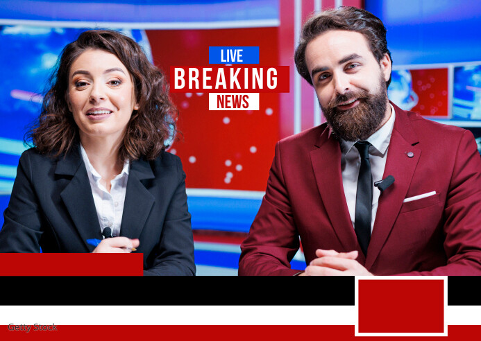 Live Breaking News Postcard Template | PosterMyWall