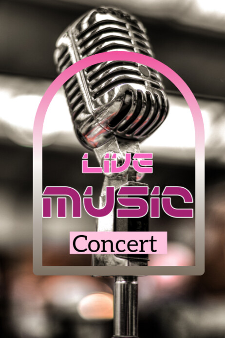 live concert concert flyer music event flyer Template | PosterMyWall