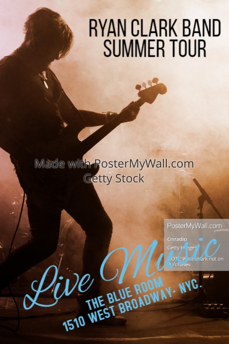 Live Entertainment Poster Template | PosterMyWall
