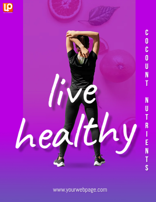 Live Healthy Flyer Template | PosterMyWall