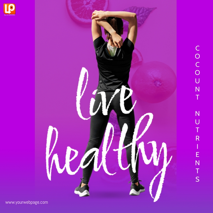 Live Healthy Flyer Templat | PosterMyWall