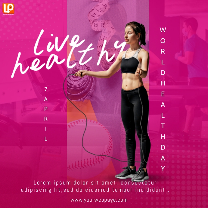 Live Healthy Flyer Template | PosterMyWall