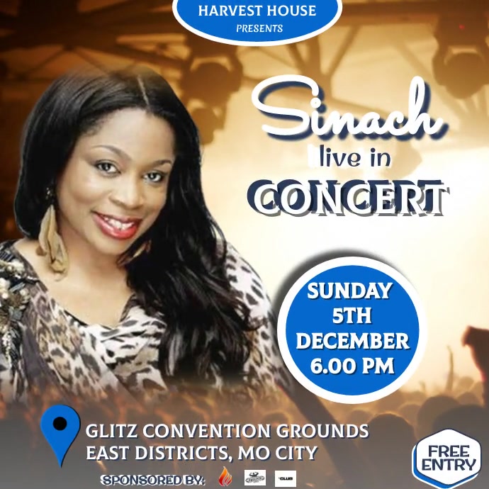 Live in concert Template | PosterMyWall