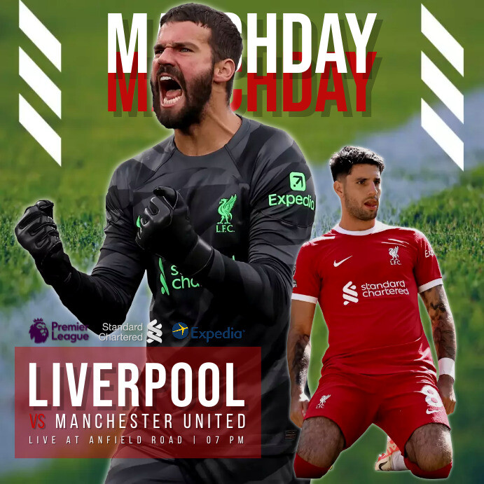 LIVE MATCHDAY LIVERPOOL Template | PosterMyWall